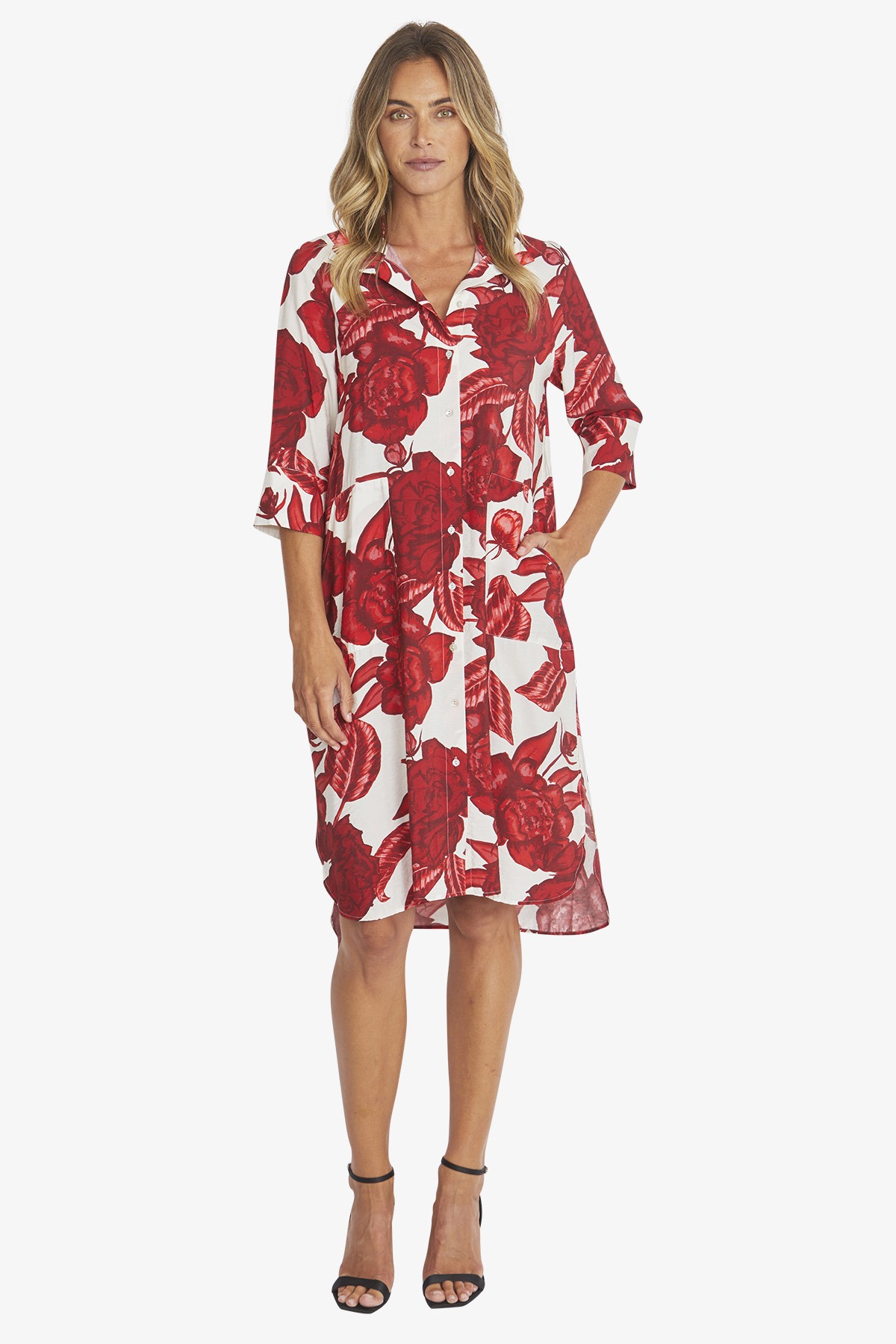 Ping Pong Valencia Shirt Dress - Sarah Gabrielle